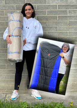 Local youths donate swags for the homeless - New Norfolk News