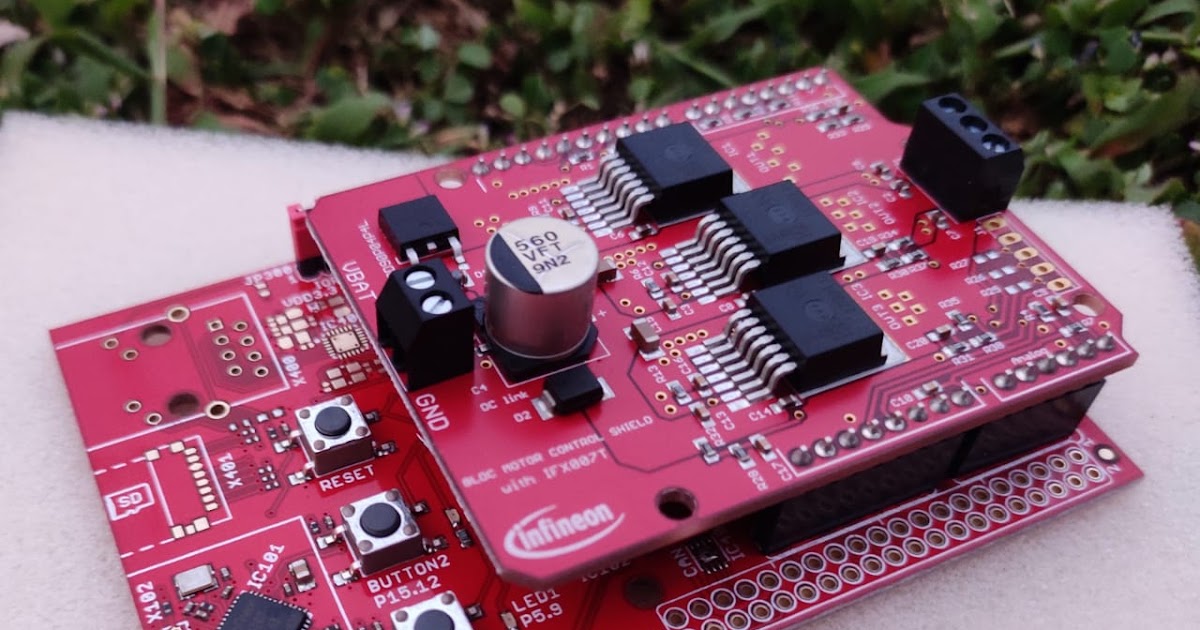 Infineon IFX007T BLDC Shield + XMC4700 Relax Kit + Nanotec BLDC Motor ...