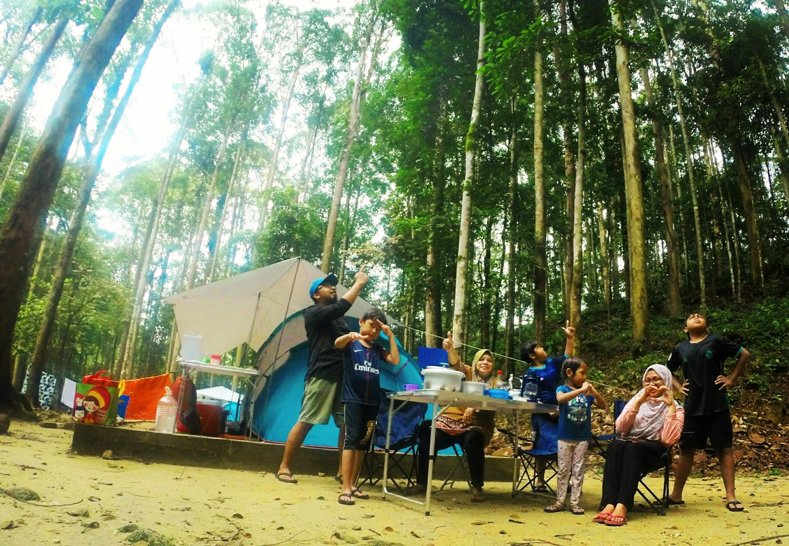 Berkhemah di Taman Eko Rimba Komanwel Rawang