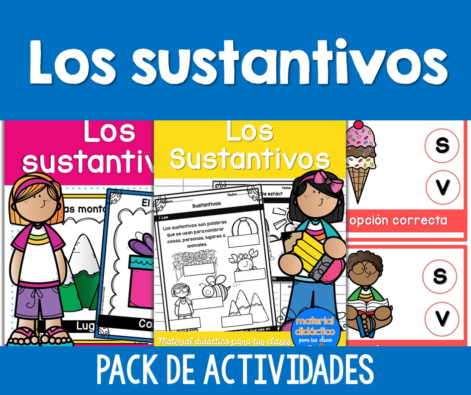 ¿Cómo podemos trabajar los sustantivos, adjetivos y verbos? - Material ...
