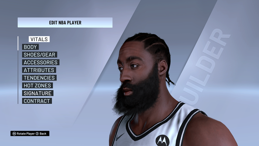 James Harden Cyberface, Hair Update Braid and Body Model By Zgrey [FOR ...