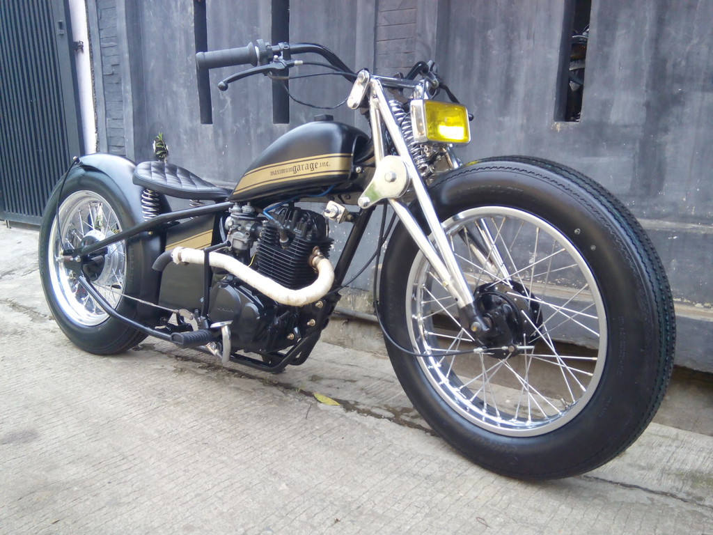 Buat Yang SUKA Motor Kustom....Nih Kustom Brat Bobber Honda Megapro ...