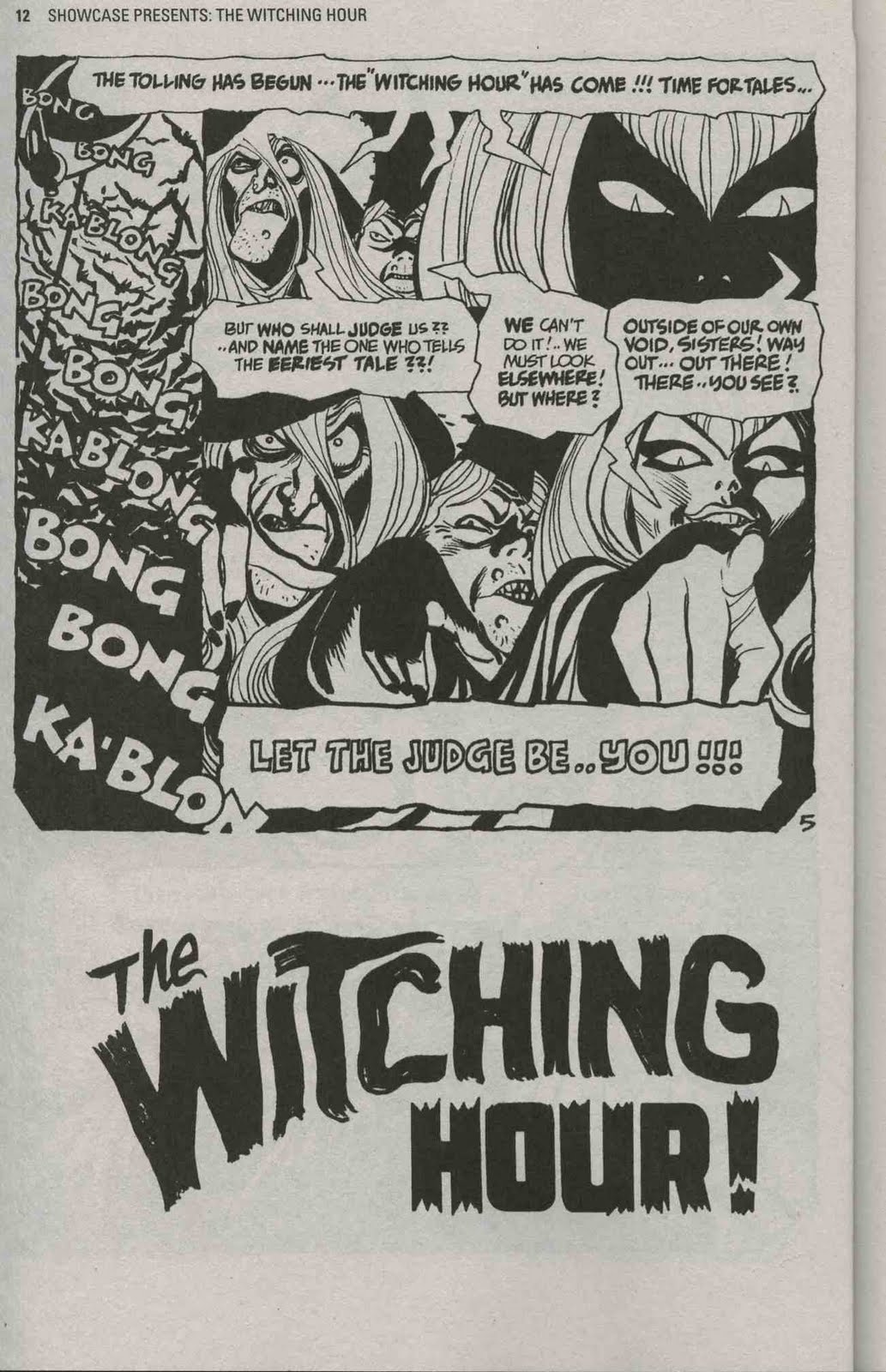 The ALEX TOTH archives: TOTH - WITCHING HOUR 1 Eternal Hour, February 1969.