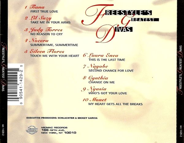 .: Freestyle's Greatest Divas, Vol. 1 1995 pg 159 pg