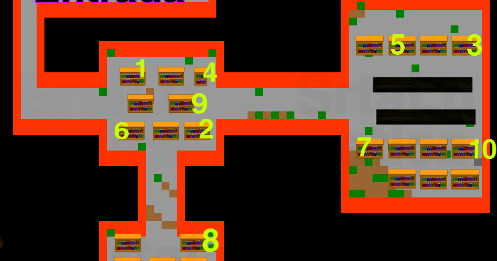 Map da Biblioteca da missao Banshee - Lunatica