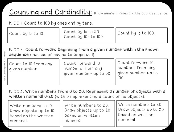 Counting and Cardinality Winter Edition - Learning With Mrs. Parker
