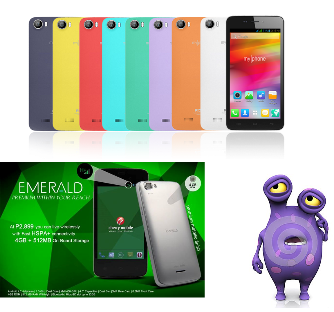 MyPhone Agua Rio Fun vs. Cherry Mobile Emerald: the fight below the Php ...