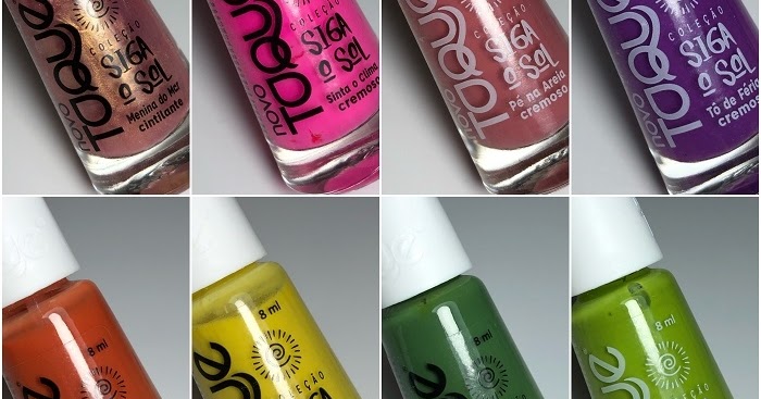 Coleção Siga o Sol: Esmaltes para o verão 2020 da Novo Toque - Blog ...