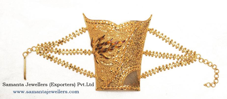 Latest Gold Bracelet Armlet Mantasha Designs