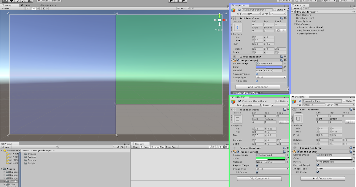 FireDragonGameStudio: Unity UI - Inventarsystem mit Drag and Drop