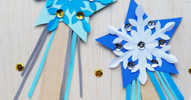 FROZEN Inspired Elsa Magic Wand Craft - Messy Little Monster