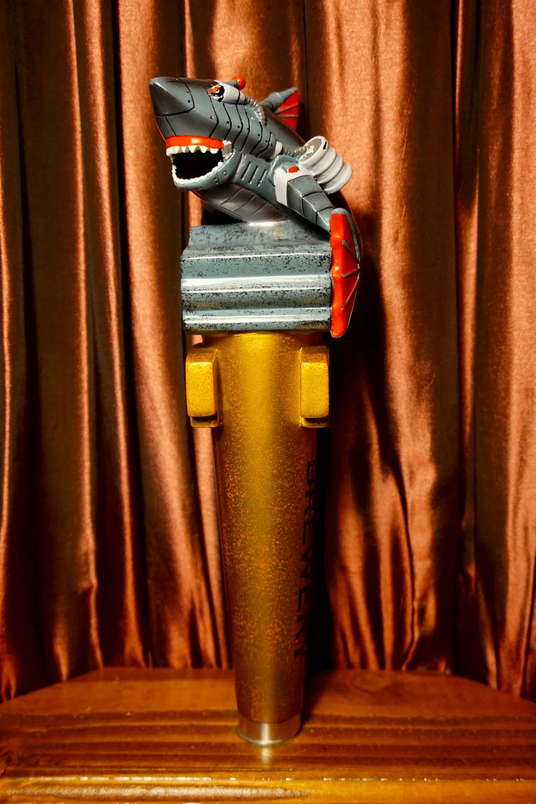 Tap Handle #615: Lost Coast - Sharkinator White IPA (Version 2)