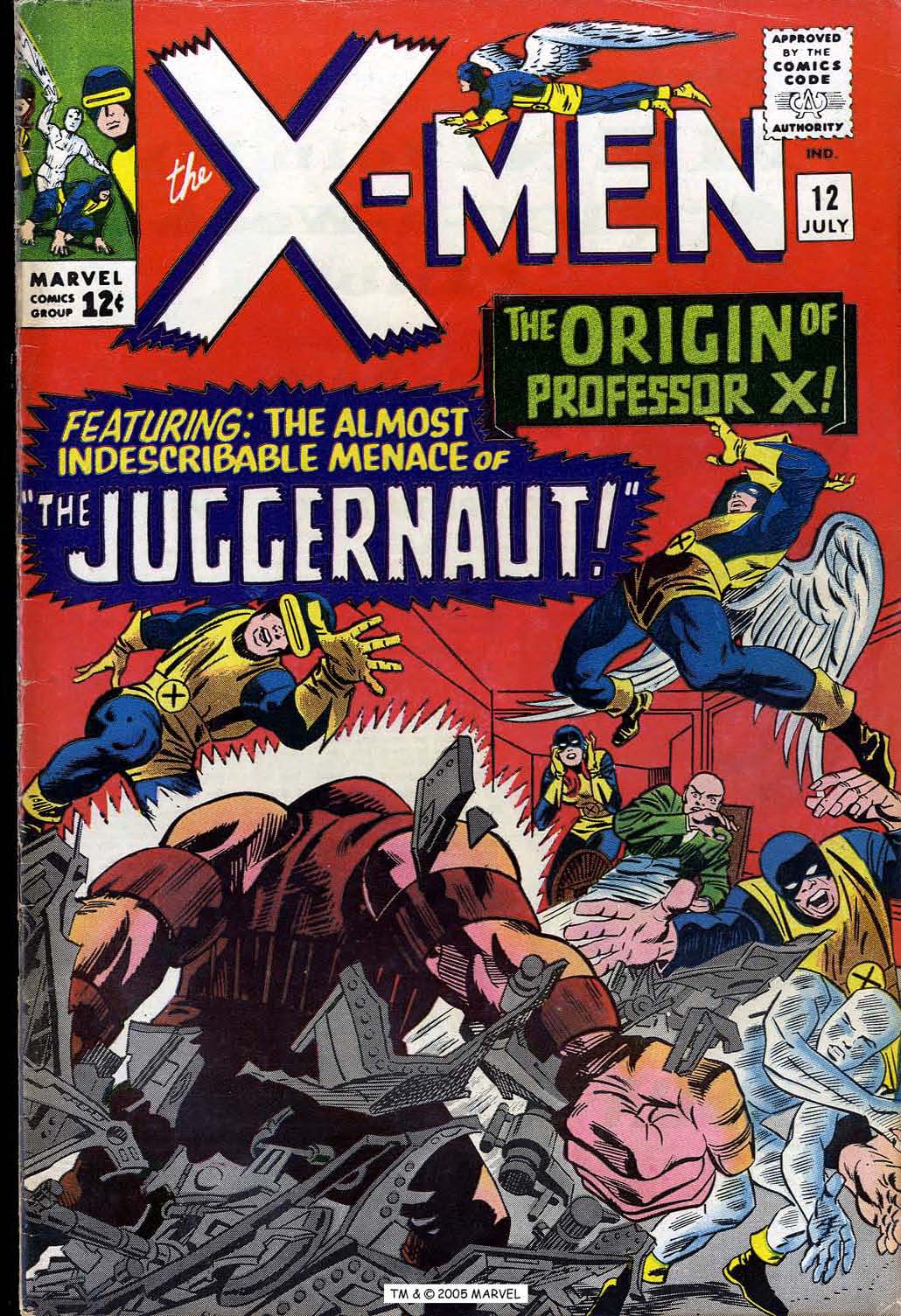 The ALEX TOTH archives: TOTH - X-MEN 12 Origin of Professor X, July 1965.