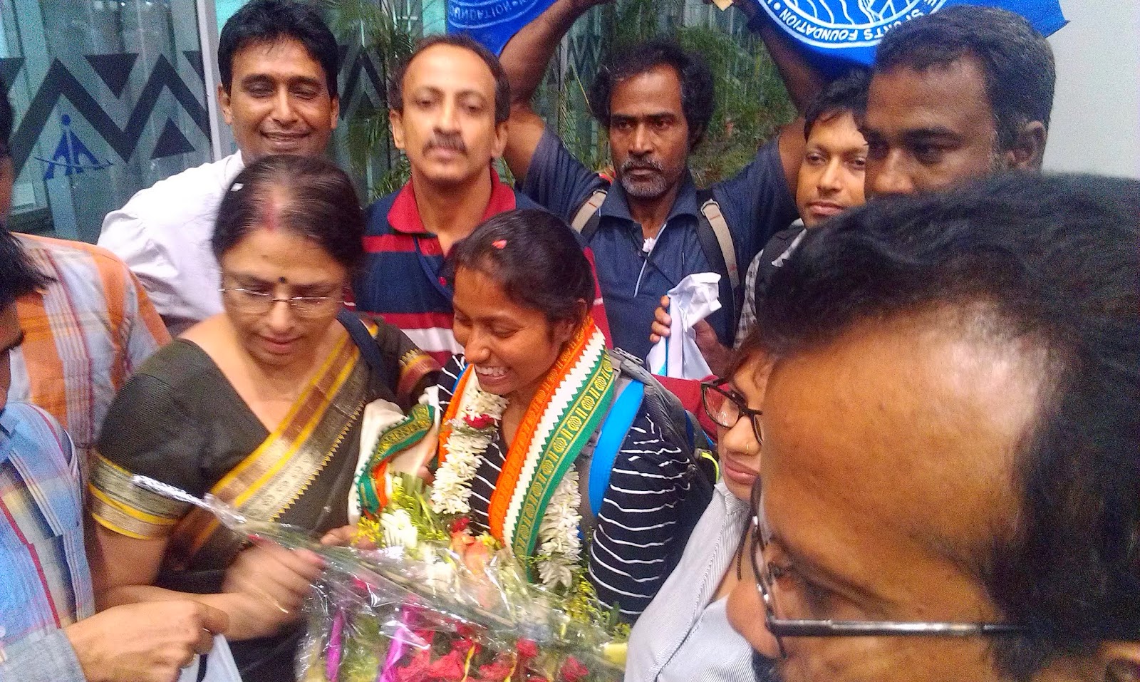 Warm Welcome of Chhanda on arrival | The Institute of Exploration