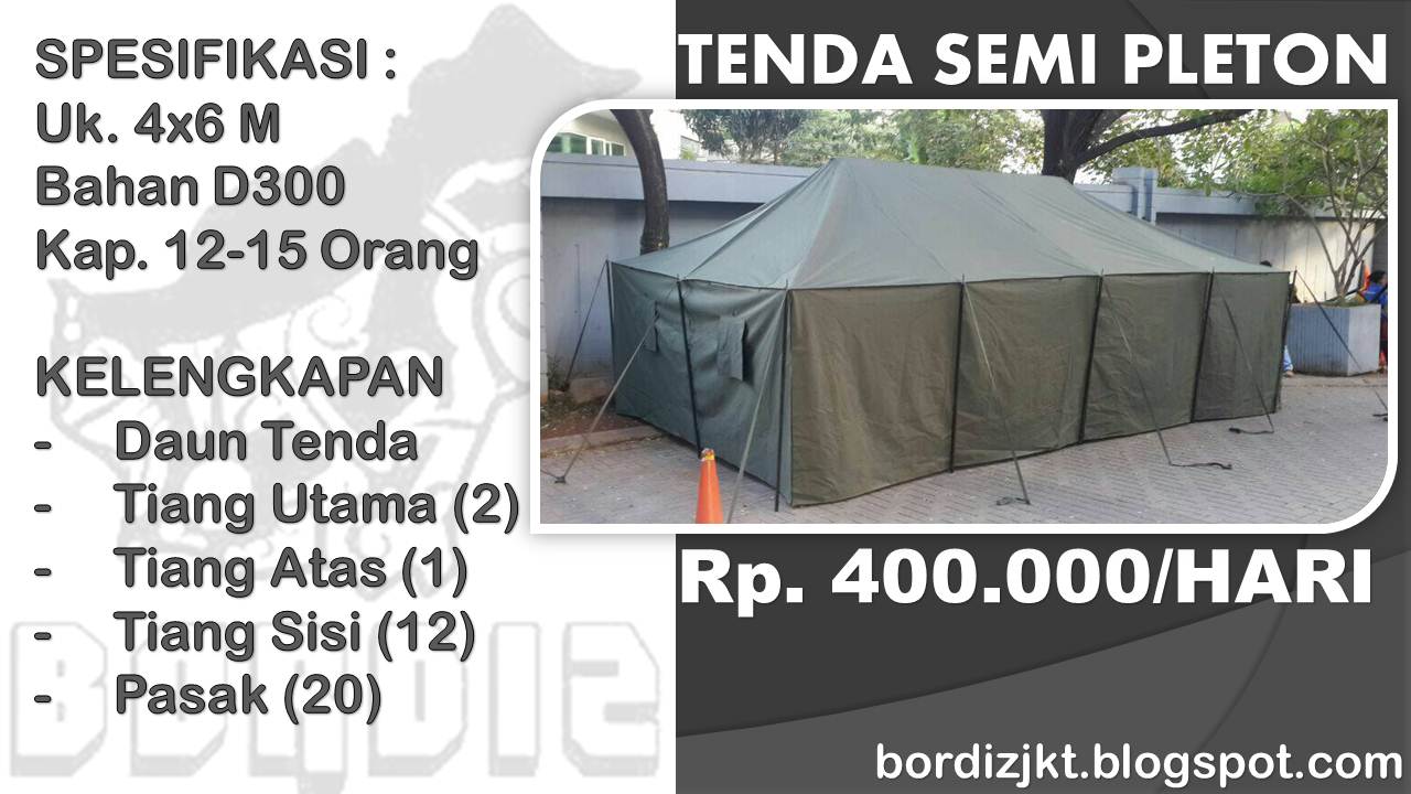 Borneo Distributor: Tenda Pramuka, Tenda Sangga/Posko, Tenda Semi ...