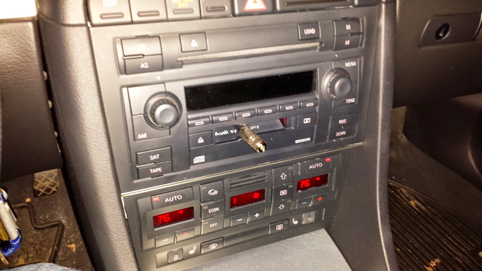 Grounded to Earth: Gave my car's stereo an AUX input