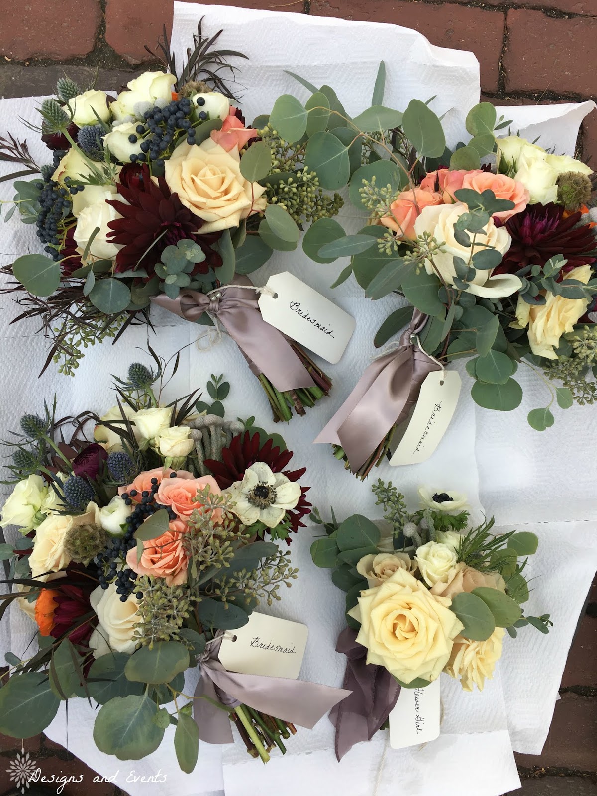 DesignsandEvents: Fall Flowers for an October Wedding