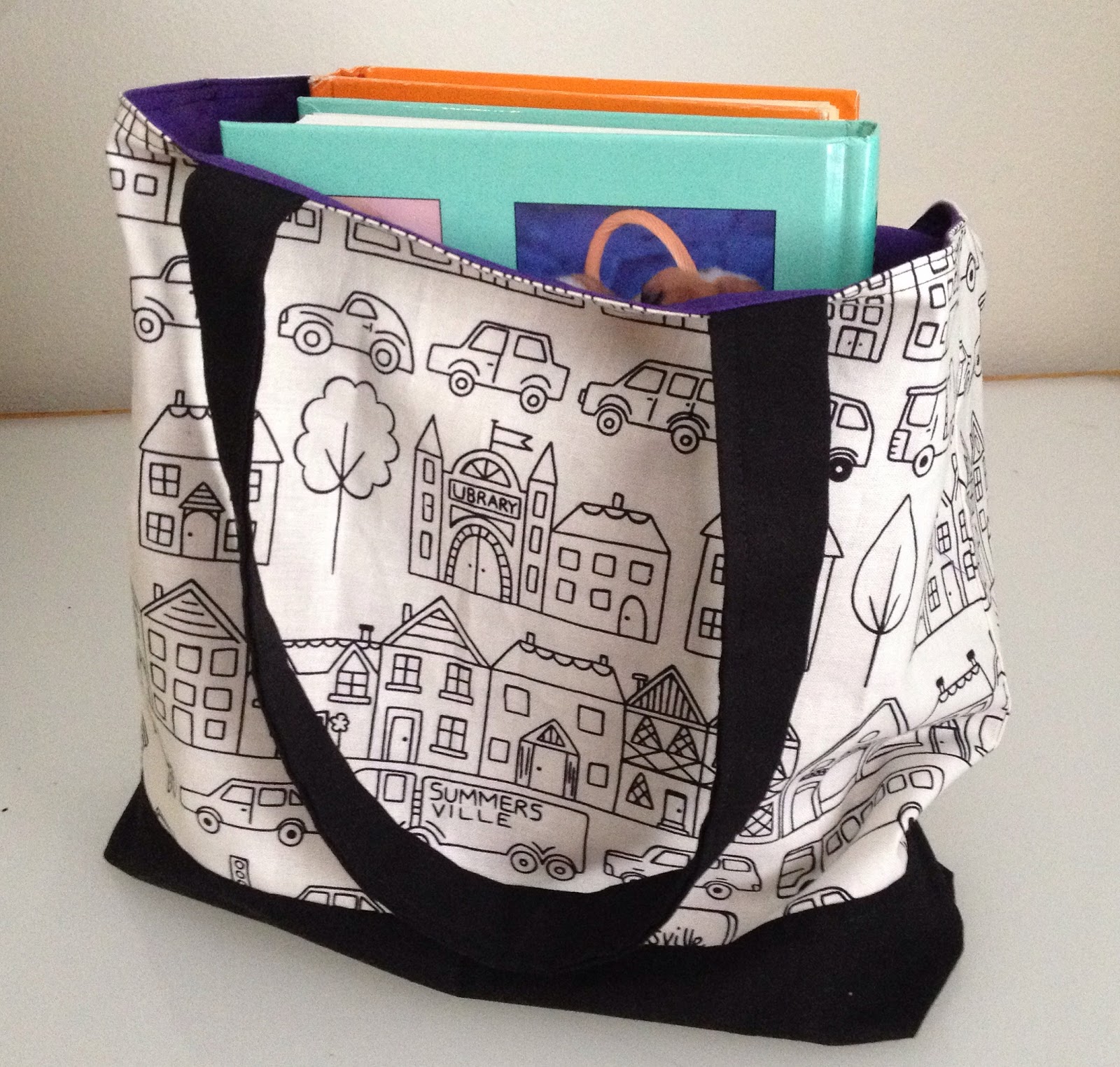 The Doodles of my Mind... : Library Book Bag...