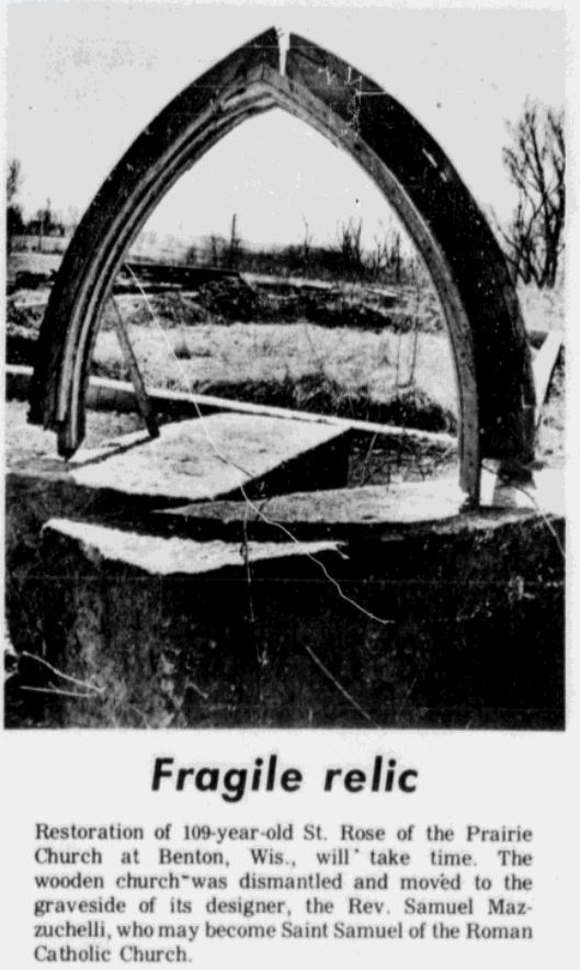 The Ups and Downs of St. Rose of the Prairie