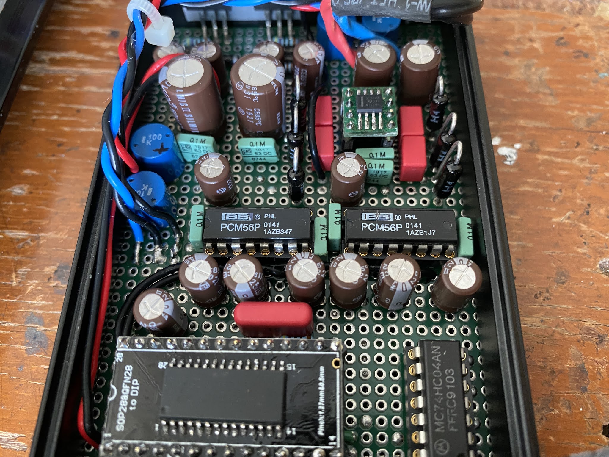 THE ORRONOCO AUDIO DIY: DIY PCM56 DAC Integrated Gainclone Amplifier