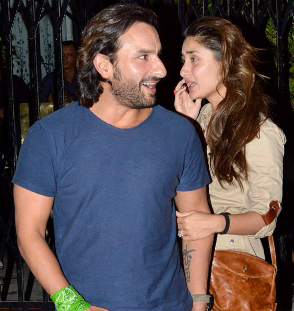Kareena Kapoor Stills With Saif Ali Khan Without Makeup Face - Kareena Kapoor