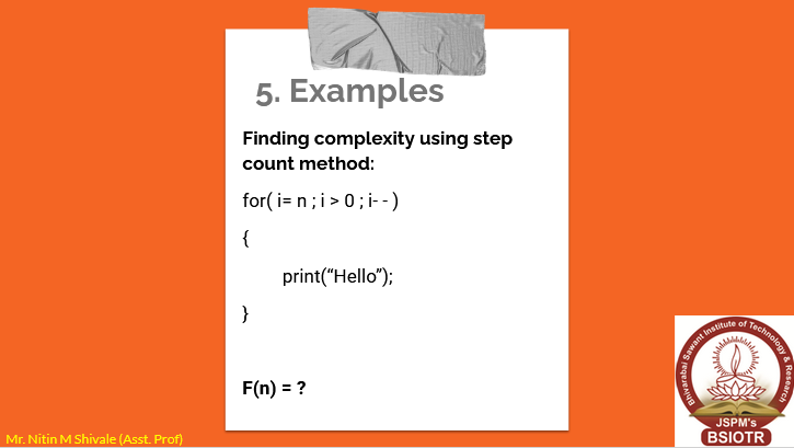 Data Structures And Algorithms Complexity Of Algorithm Space Complexity Time Complexity