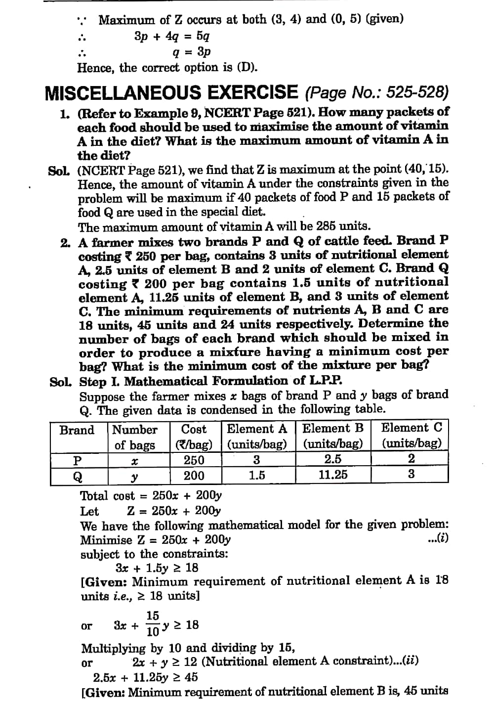 Linear programming class 12 math - Studypur