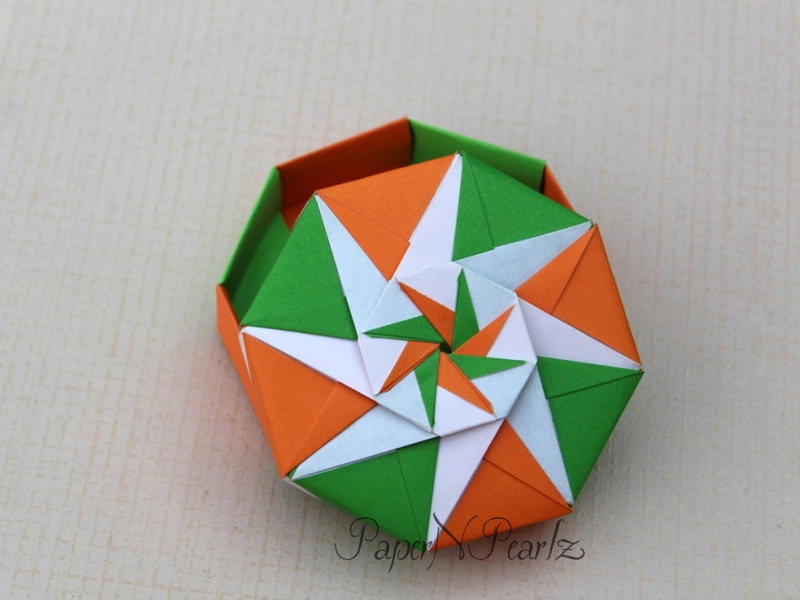 Octagonal Double Pinwheel Box | Paper N Pearlz