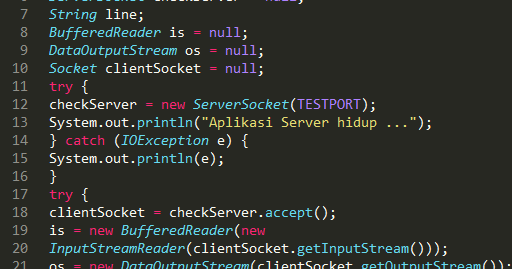 ILMU PENGETAHUAN: Pemrograman Jaringan (Aplikasi Client-Server TCP)