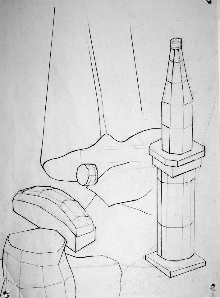 Bethel Intro To Drawing: In-Class Examples of Planar Analysis