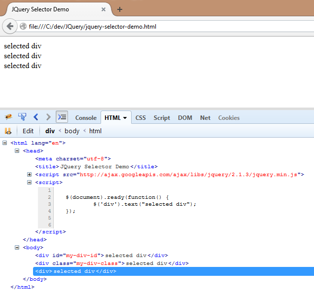 Tech Junkie Blog Real World Tutorials Happy Coding Jquery Basics Selectors