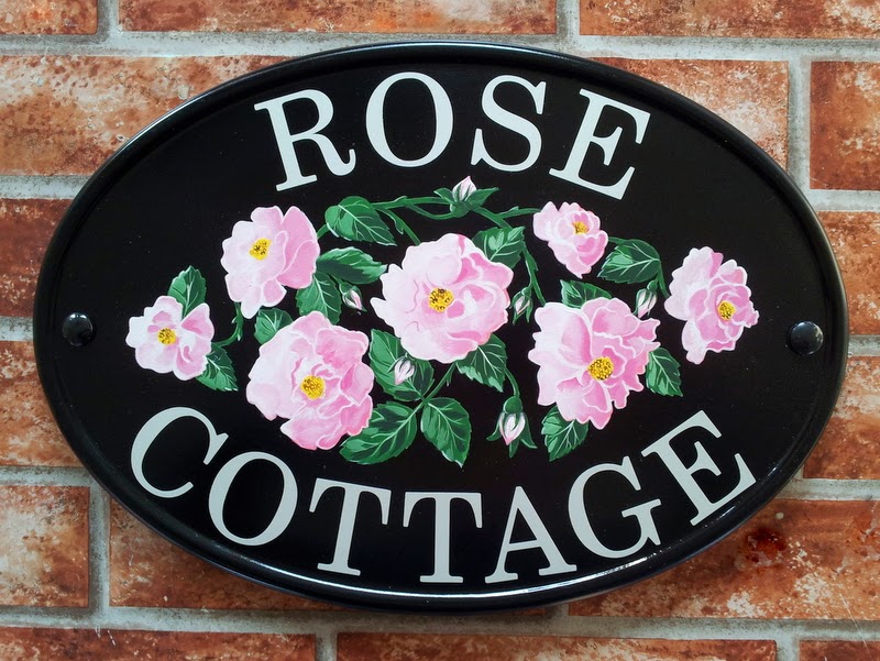 Cottage Style House Sign - Photos