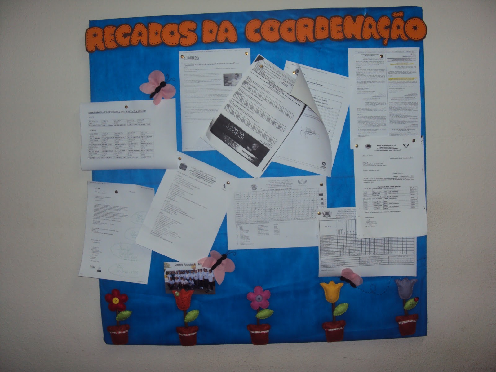 Amor Perfeito: Mural de Recados