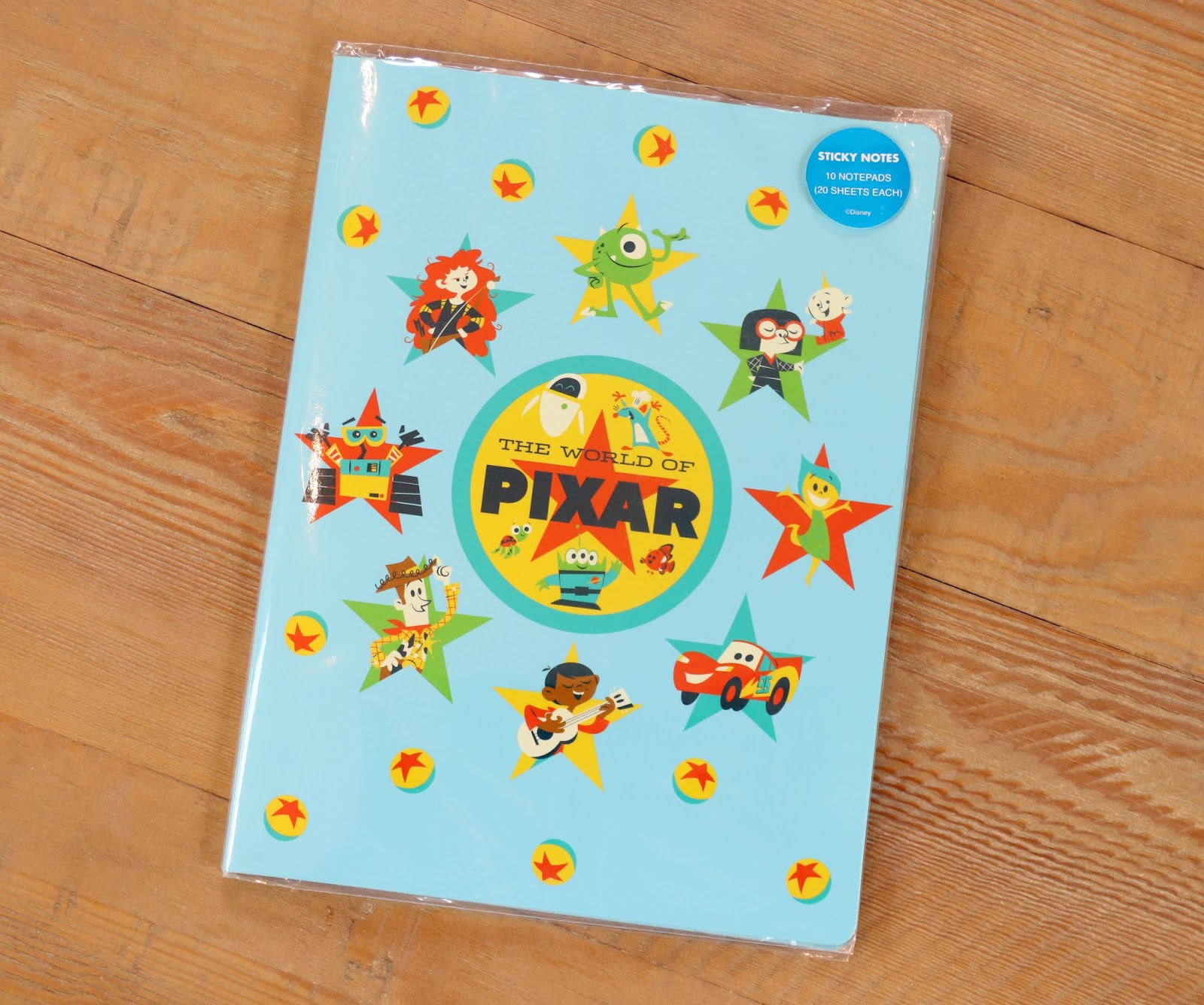 Dan the Pixar Fan: The World of Pixar Sticky Note Set (Disney Parks ...