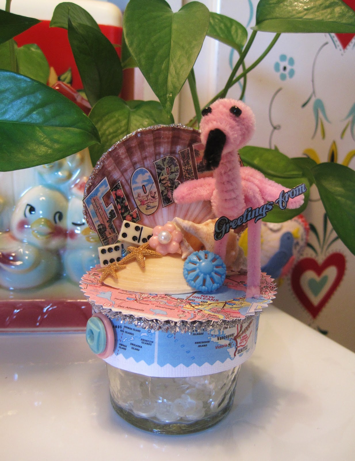 Creative Breathing: Flamingo Button Keeper Tutorial