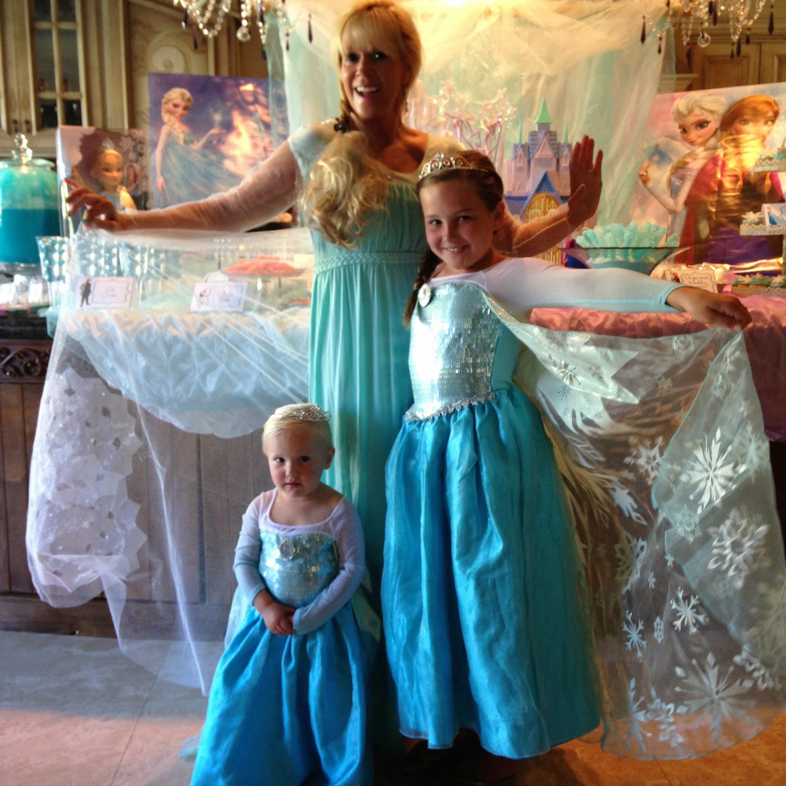 Elsa's Frozen Party Tablescape - Purple Chocolat Home