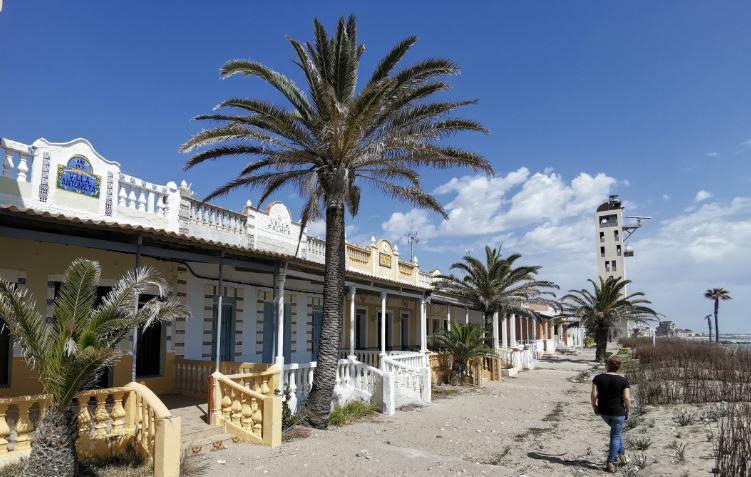 Casetes de la Playa de Nules, provincia de Castellón.
