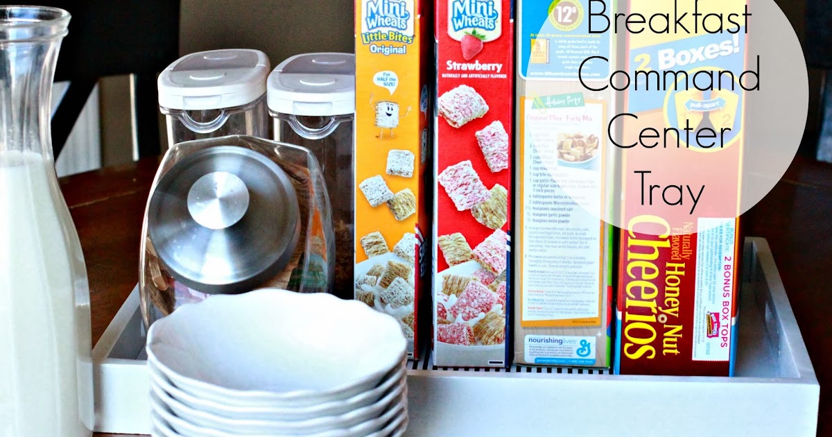 Larissa Another Day: Breakfast Command Center Tray {Project Pantry}