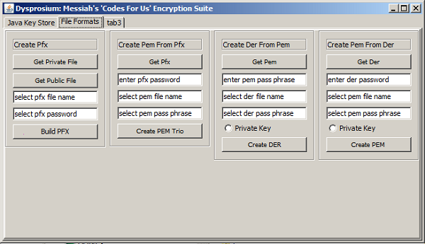 Codes For Us: How to Make a PFX (PKCS #12) File for Encryption for Free?