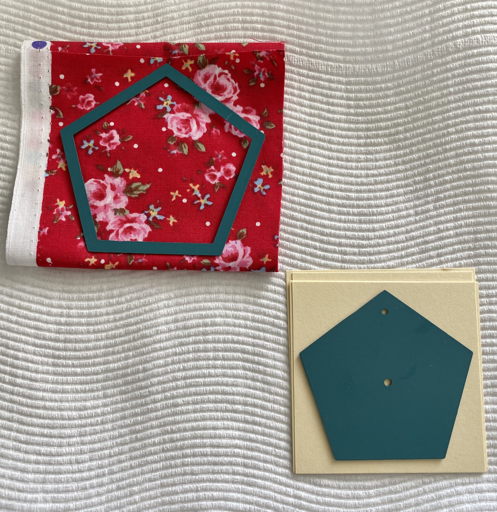 A Pentagon Flower Garden - Samelia's Mum