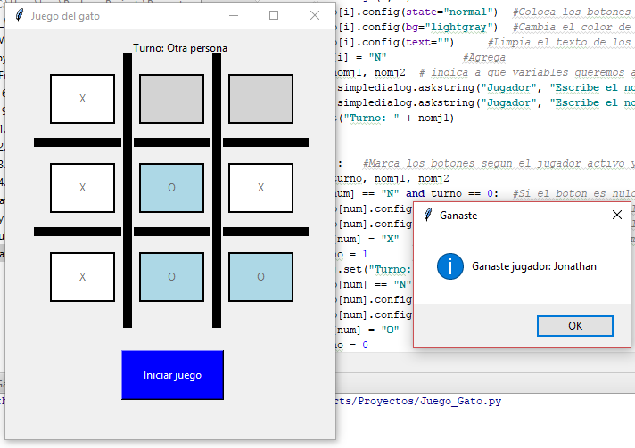 Jonathan Iván Guzman - ISC - ITM: Juego de Gato Python 3
