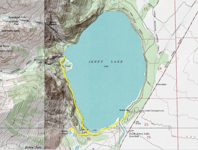 Day Hiking Trails: Hike circles glacial lake to 180-foot waterfall