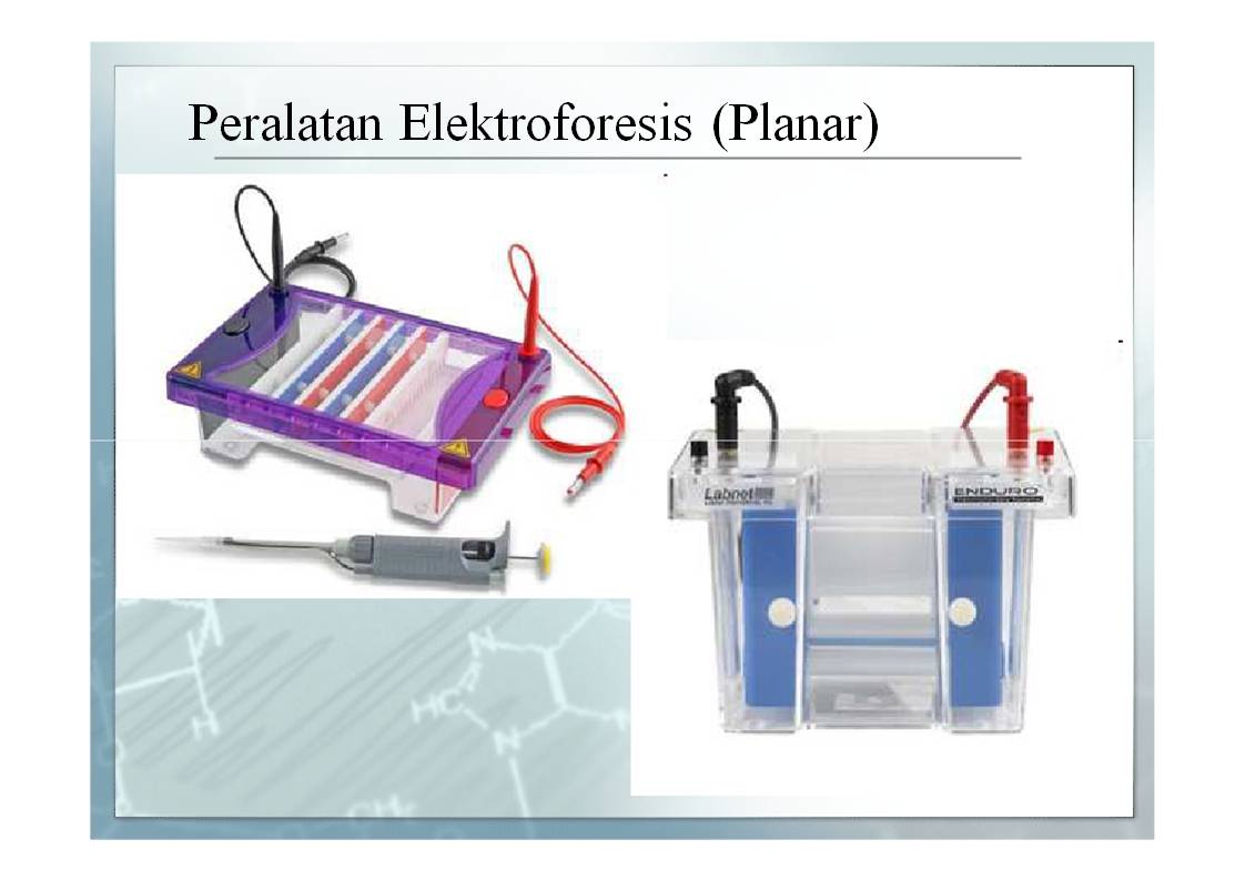 Copyan: elektroforesis