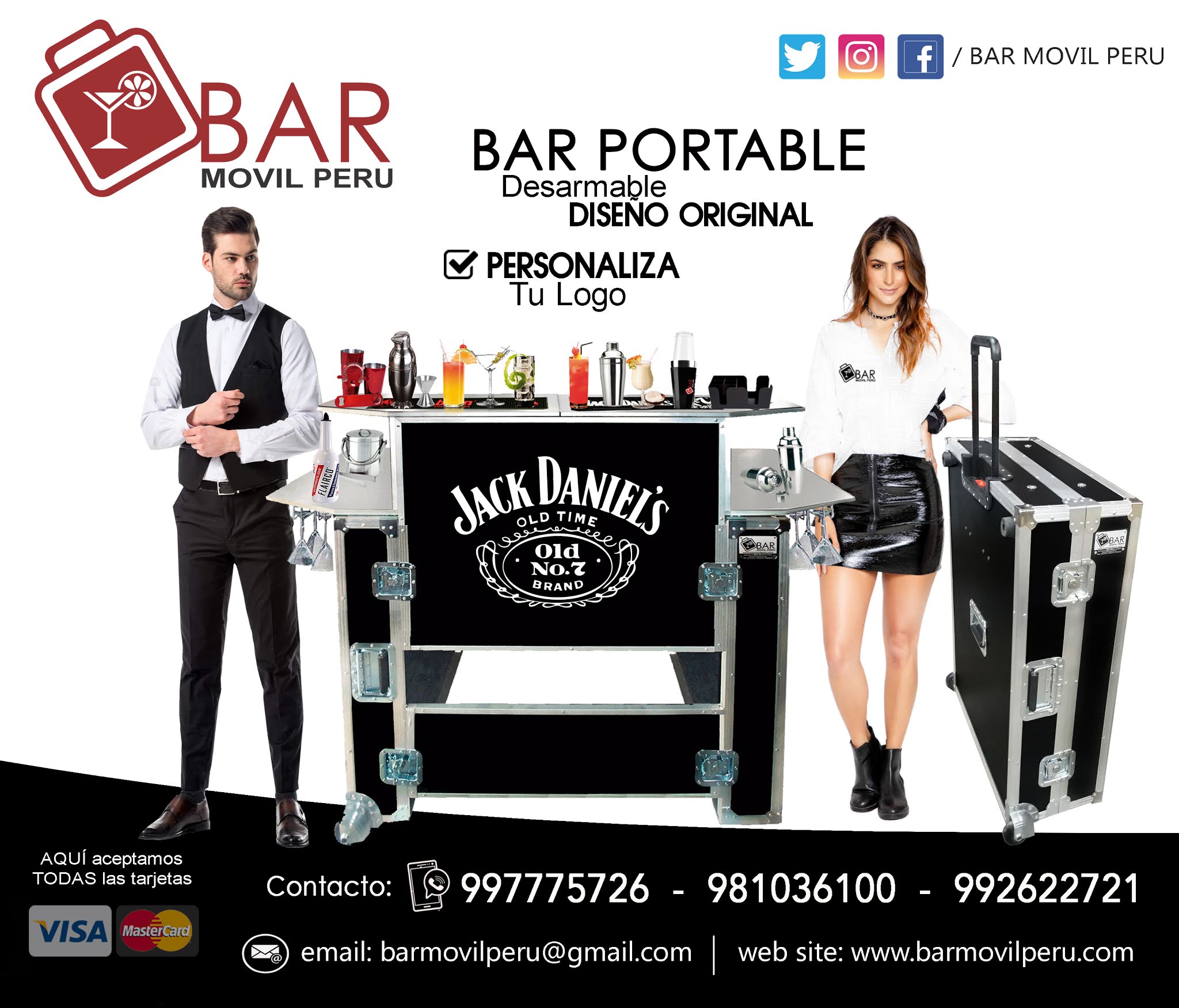 Barra Movil, Bar Portatil, Bares Profesionales, Portable Bar , Flair ...