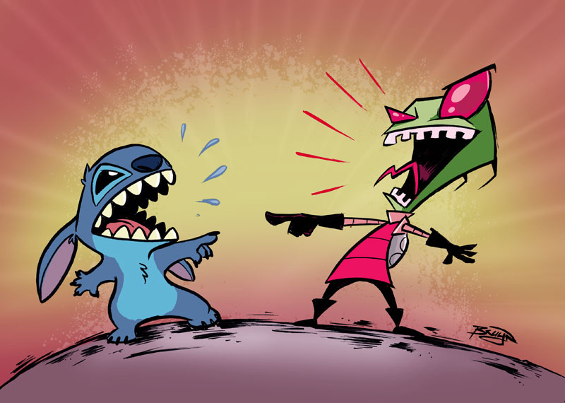 Bruyn - The art of Craig Bruyn: sTITCH AND iNVADER zIM