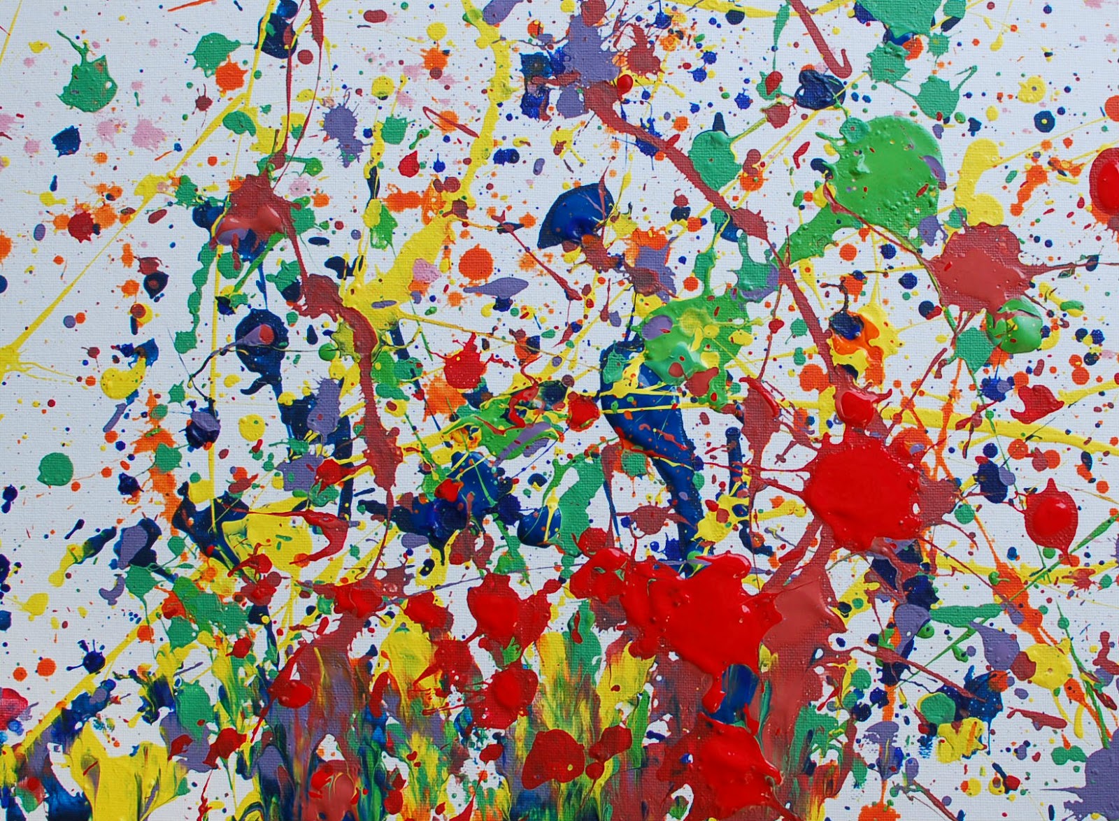 Sunnyside Art House: Splatter, bubble and ice painting workshop