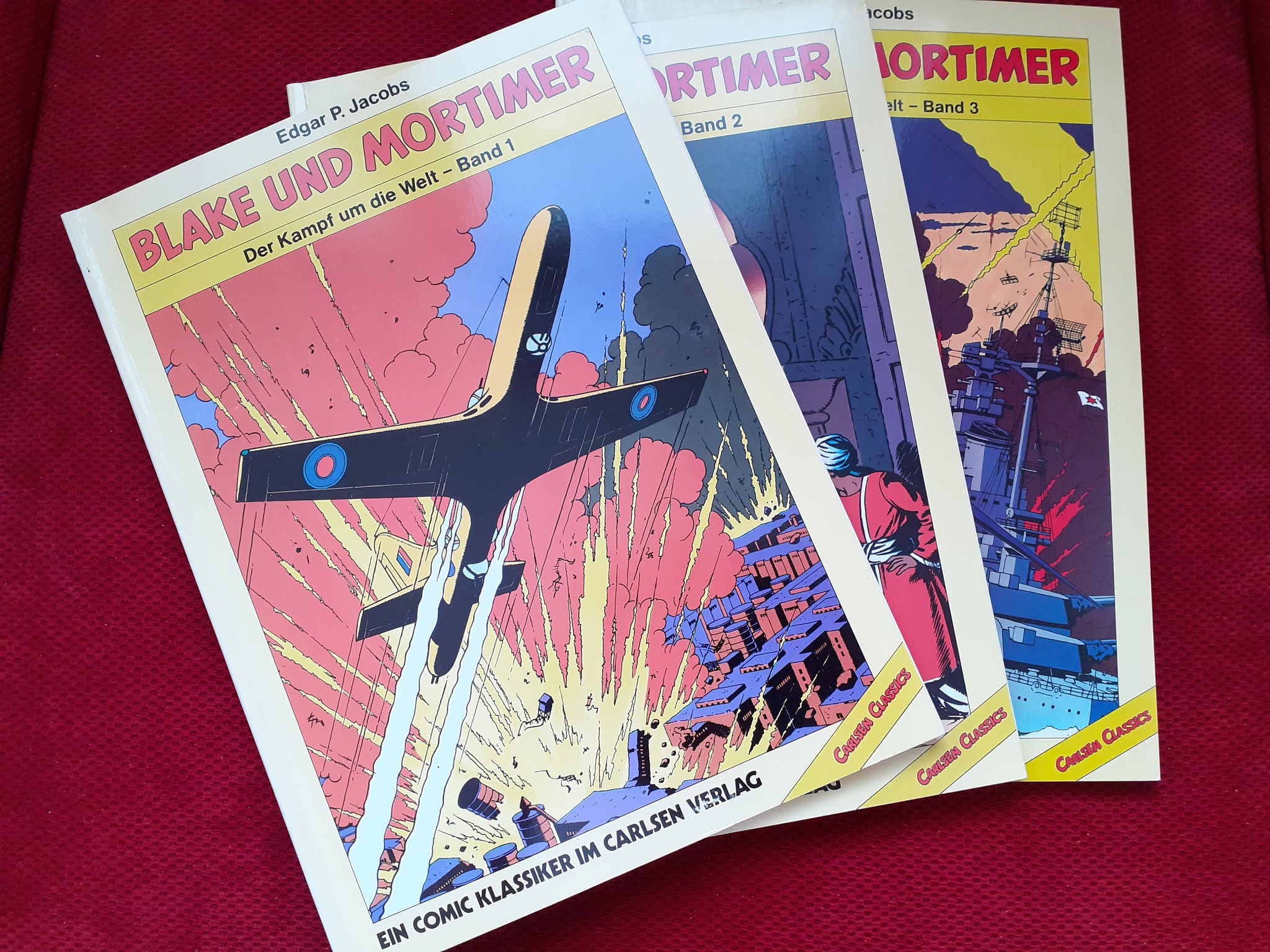 Mellis Buchleben: [Comic-Reihen-Rezension] "Blake und Mortimer - Der Kampf um die Welt" Bände 1 ...