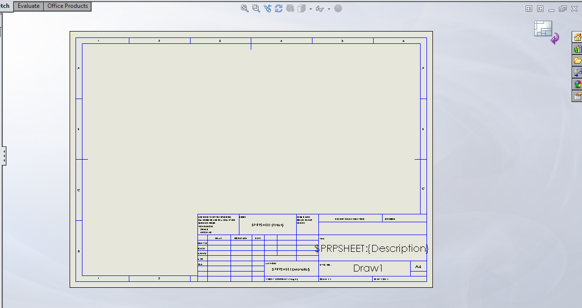 Membuat Etiket Atau Sheet Format Solidworks - belajar solidworks