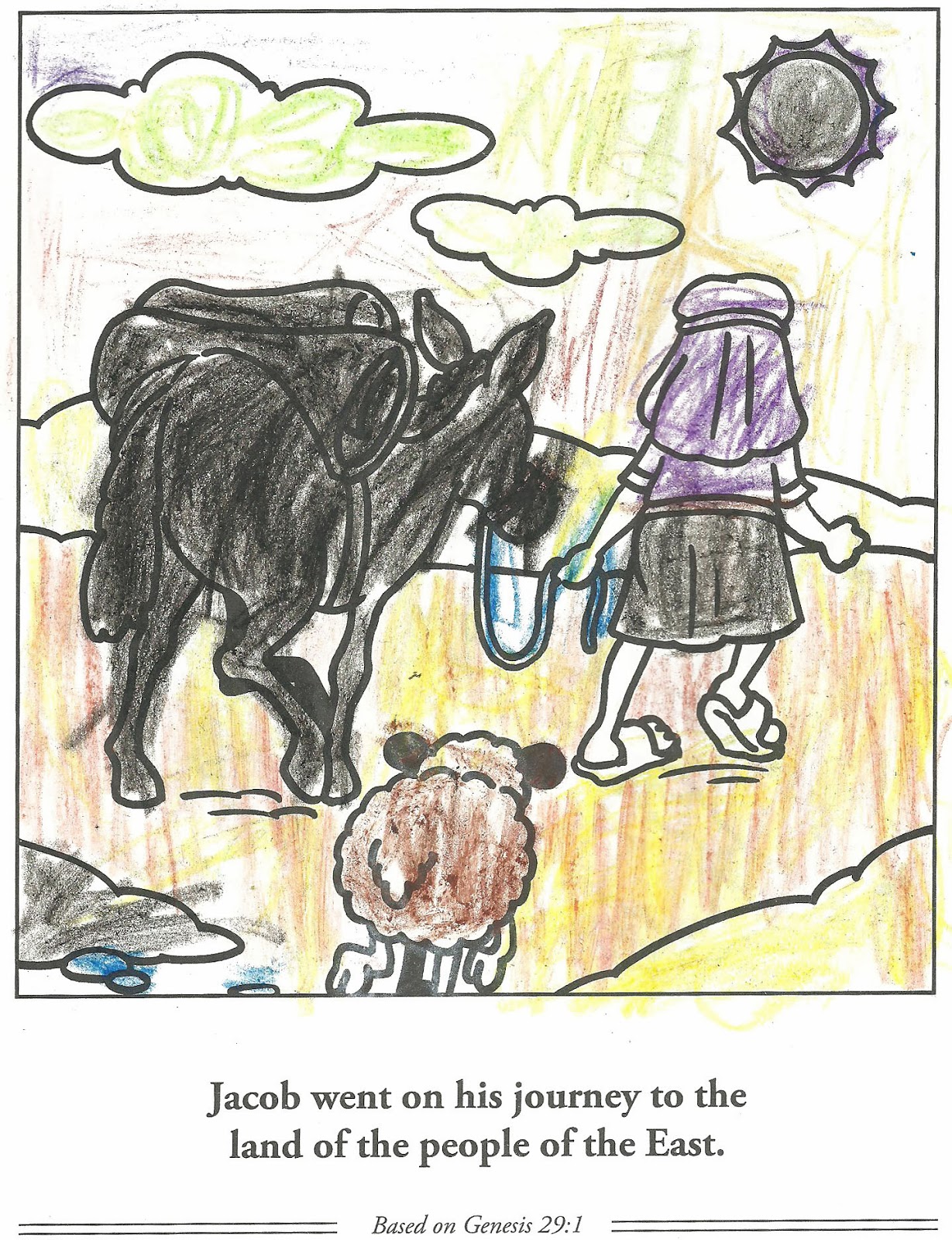 COLORING PROJECTS: The Story of Jacob