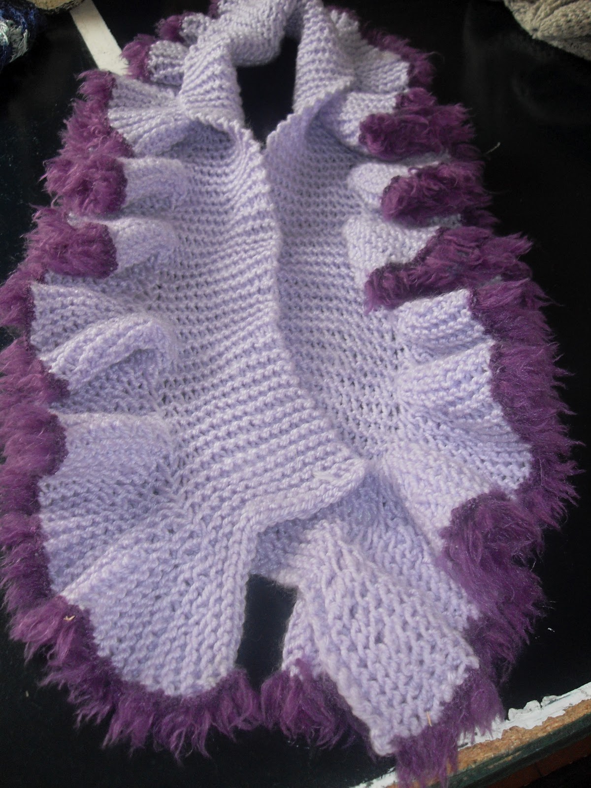 La Magia del Tejido: BUFANDAS DE MI HERMANITA